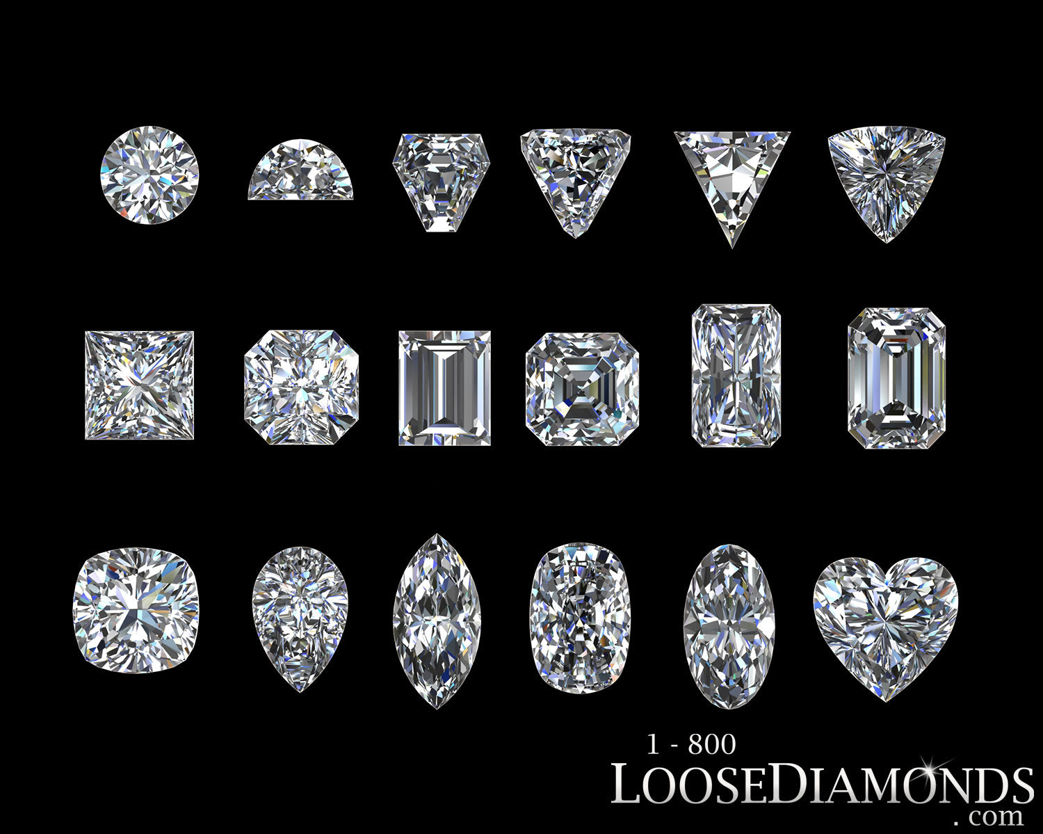 Chinese Diamond Market – 1800 Loose Diamonds